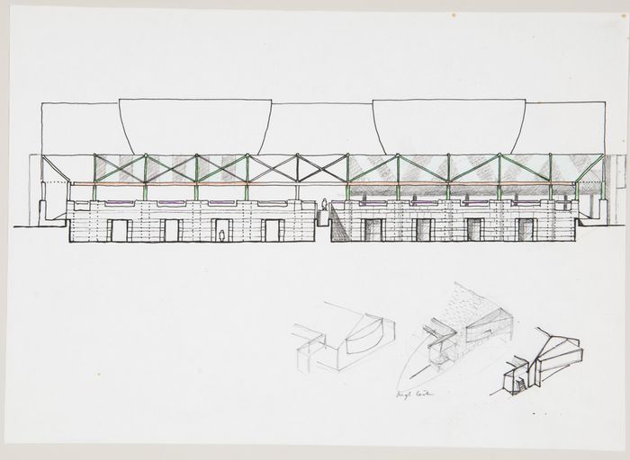Biblioteca pubblica, Latina, Italy - James Stirling / Michael Wilford ...