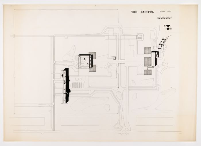 Disposition générale = General layout - Pierre Jeanneret fonds | CCA