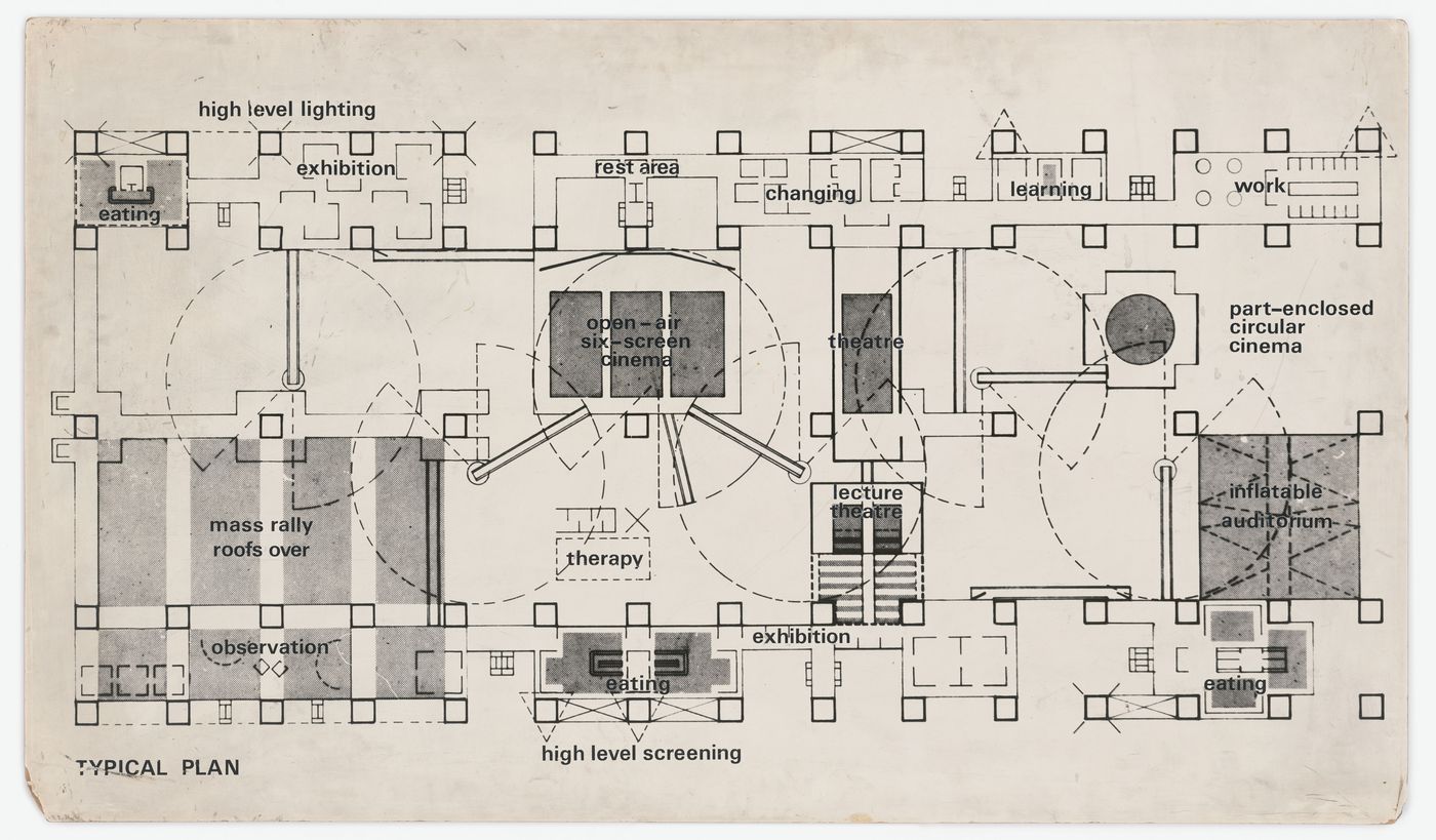 Typical plan of Fun Palace complex
