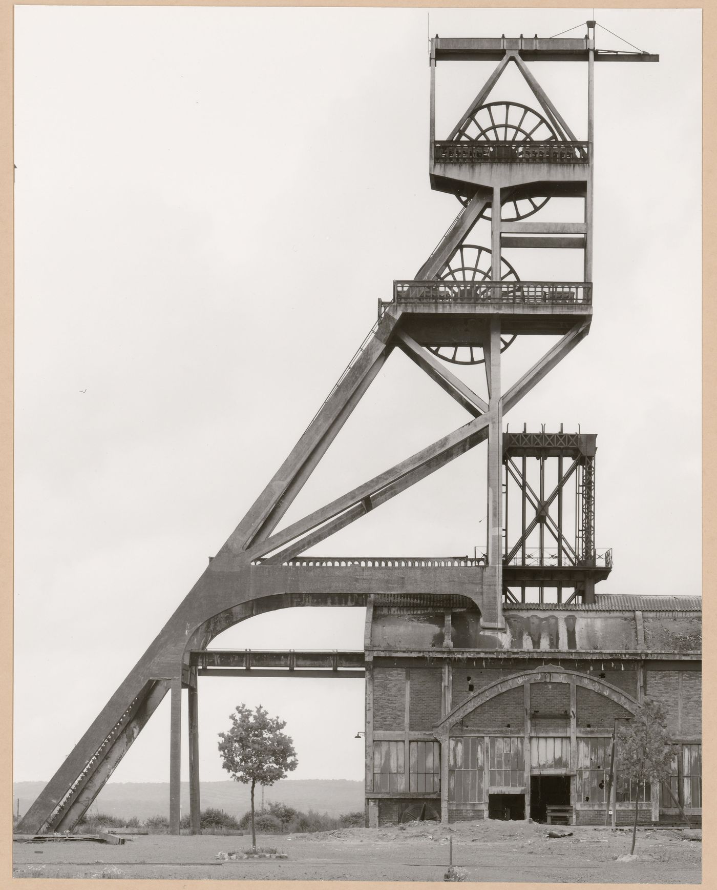 View of a minehead of Fosse Grenay No. 11, Grenay, France