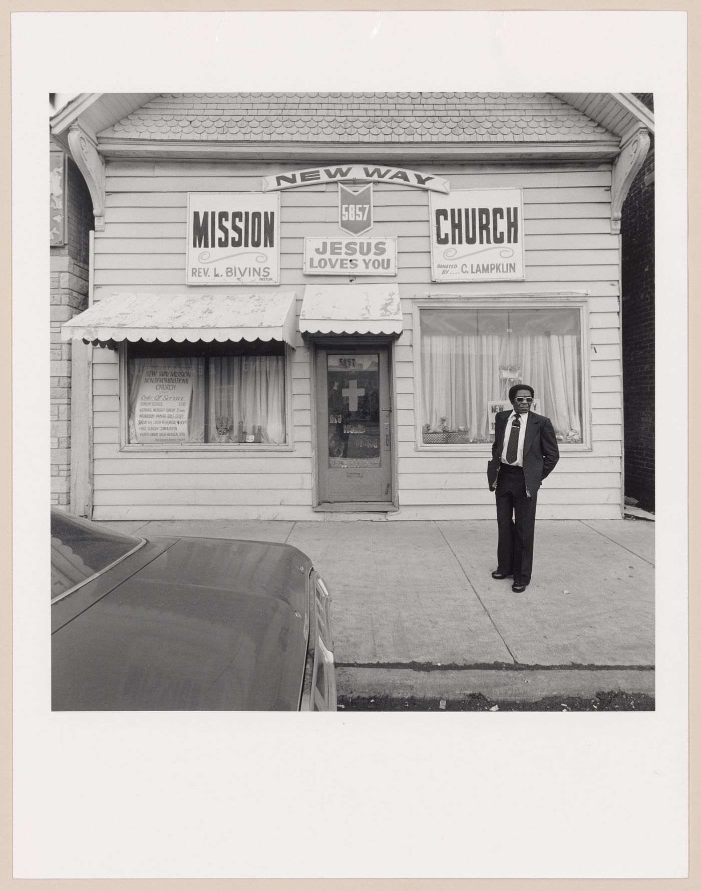 New Way Mission Church, Rev. L. Bivins, 5857 S. Ashland, Chicago, 1979