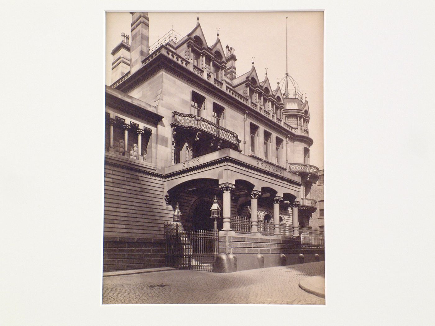 Exterior view of façade of St. Paul's, Manchester, England