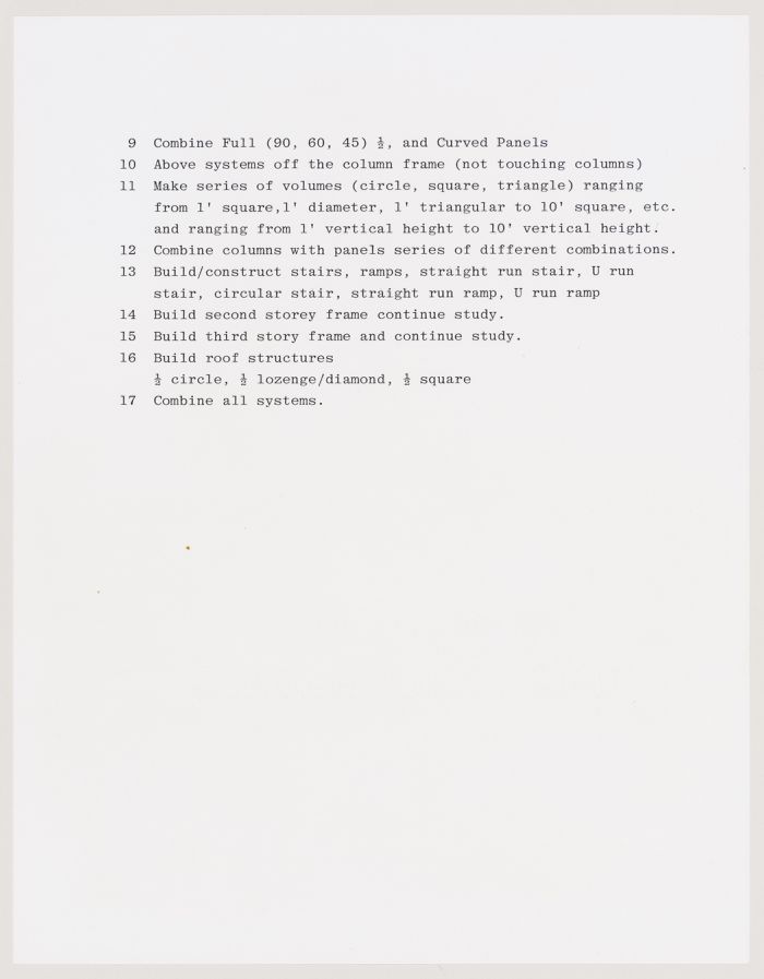 The Nine Square Problem - John Hejduk fonds | CCA