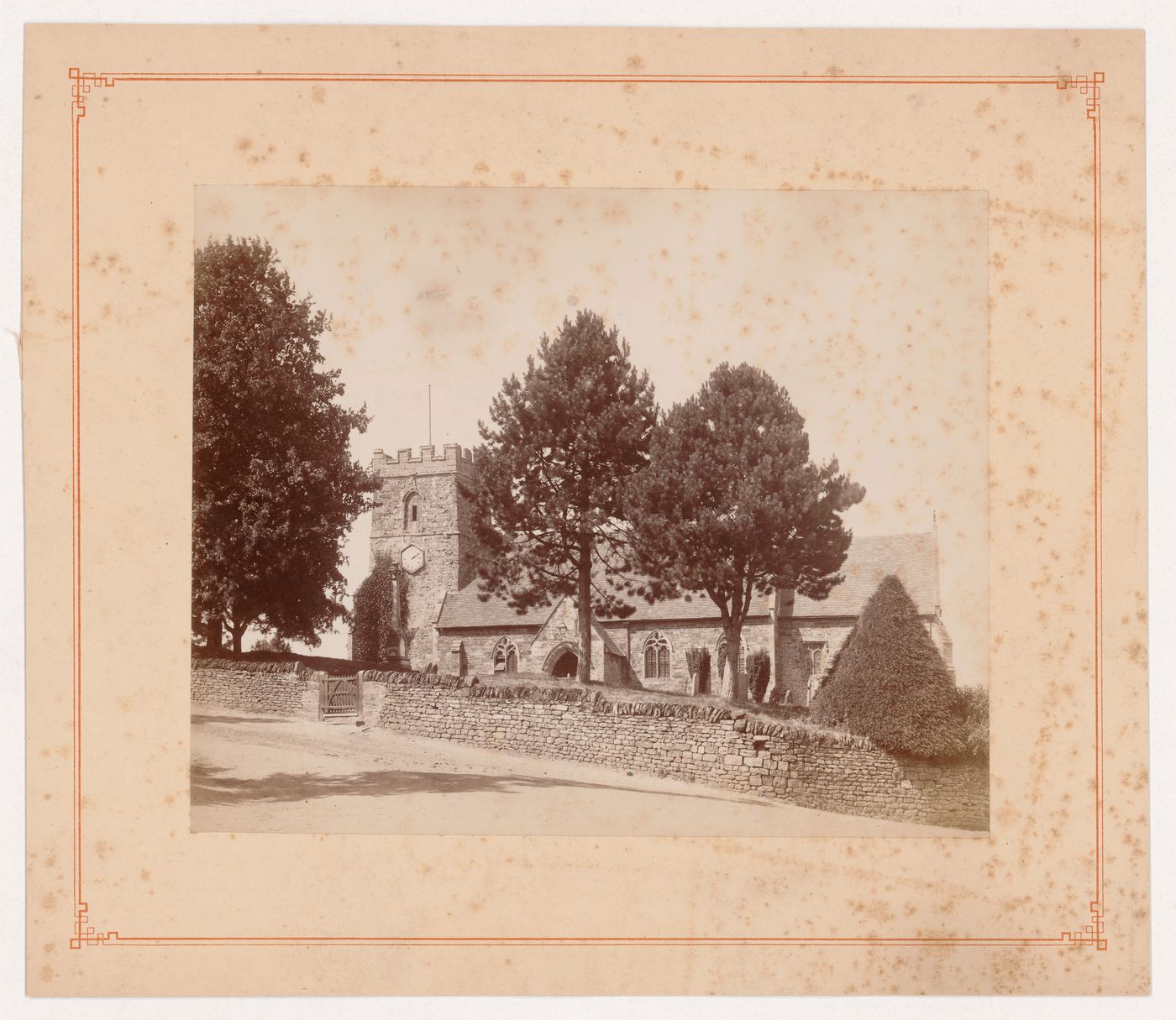 View of the Church of St. John the Baptist taken from outside of the ...