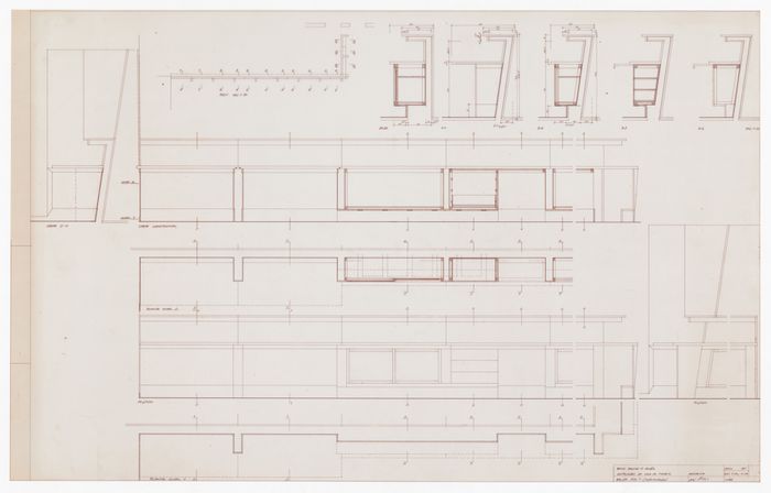 Bank Counter Detail Drawing