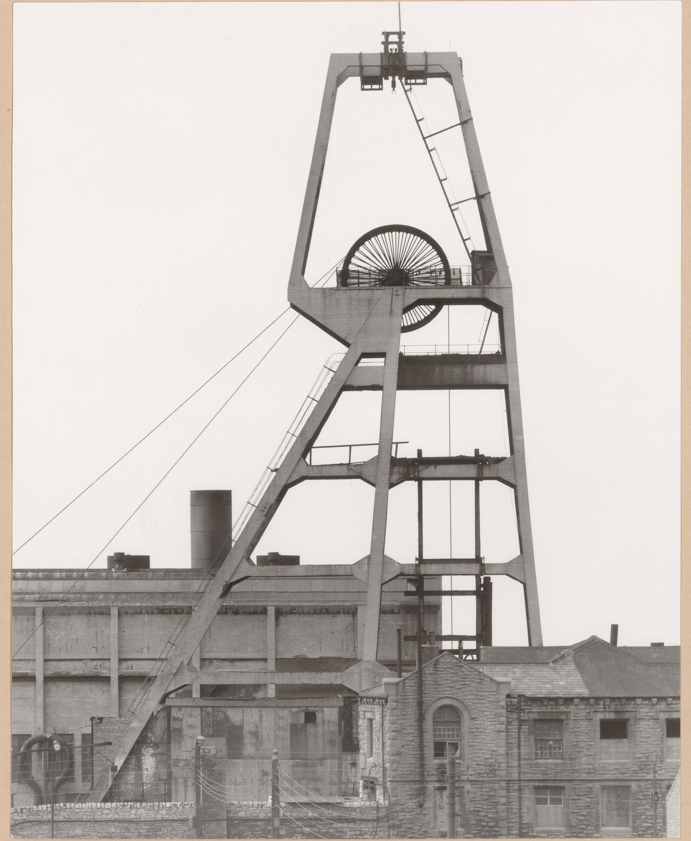 View of a minehead of Whitburn Colliery, Sunderland, England