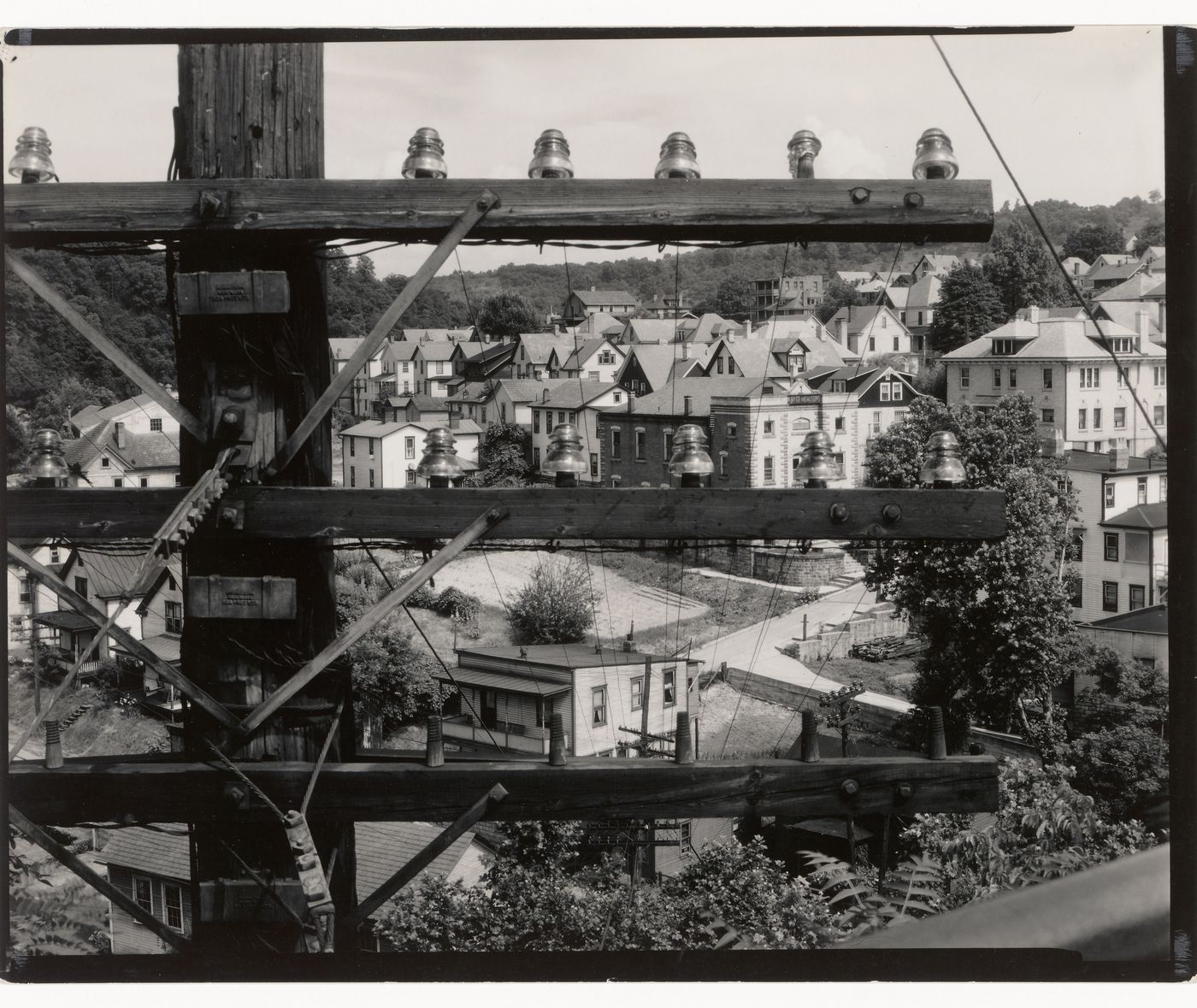 View of West Virginia town