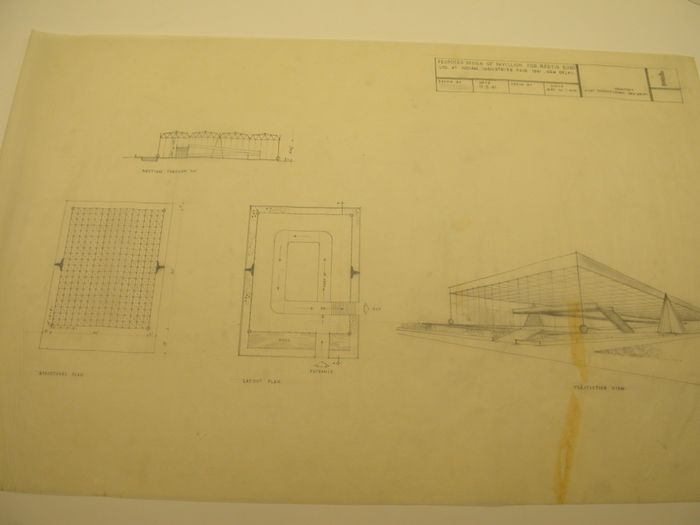 Proposed design of Pavilion for Martin Burn Ltd. - Luc Durand fonds | CCA