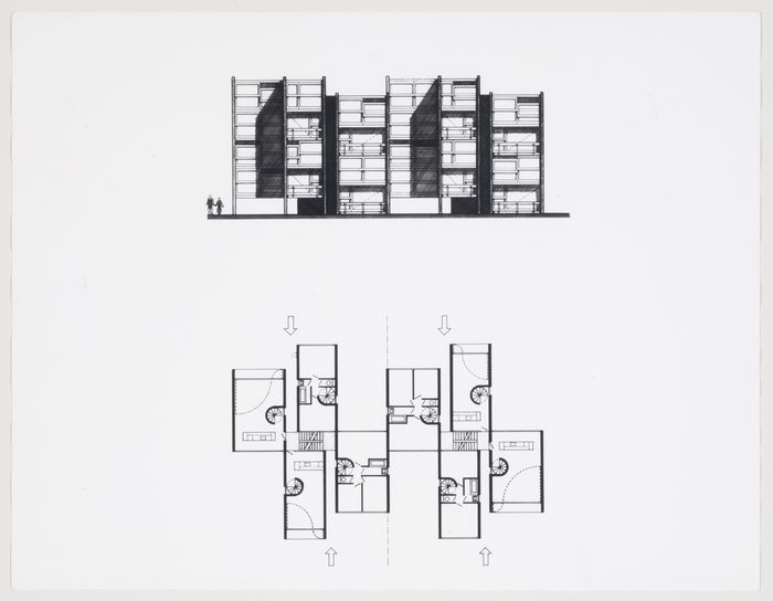 Flats at Ham Common - James Stirling / Michael Wilford fonds | CCA