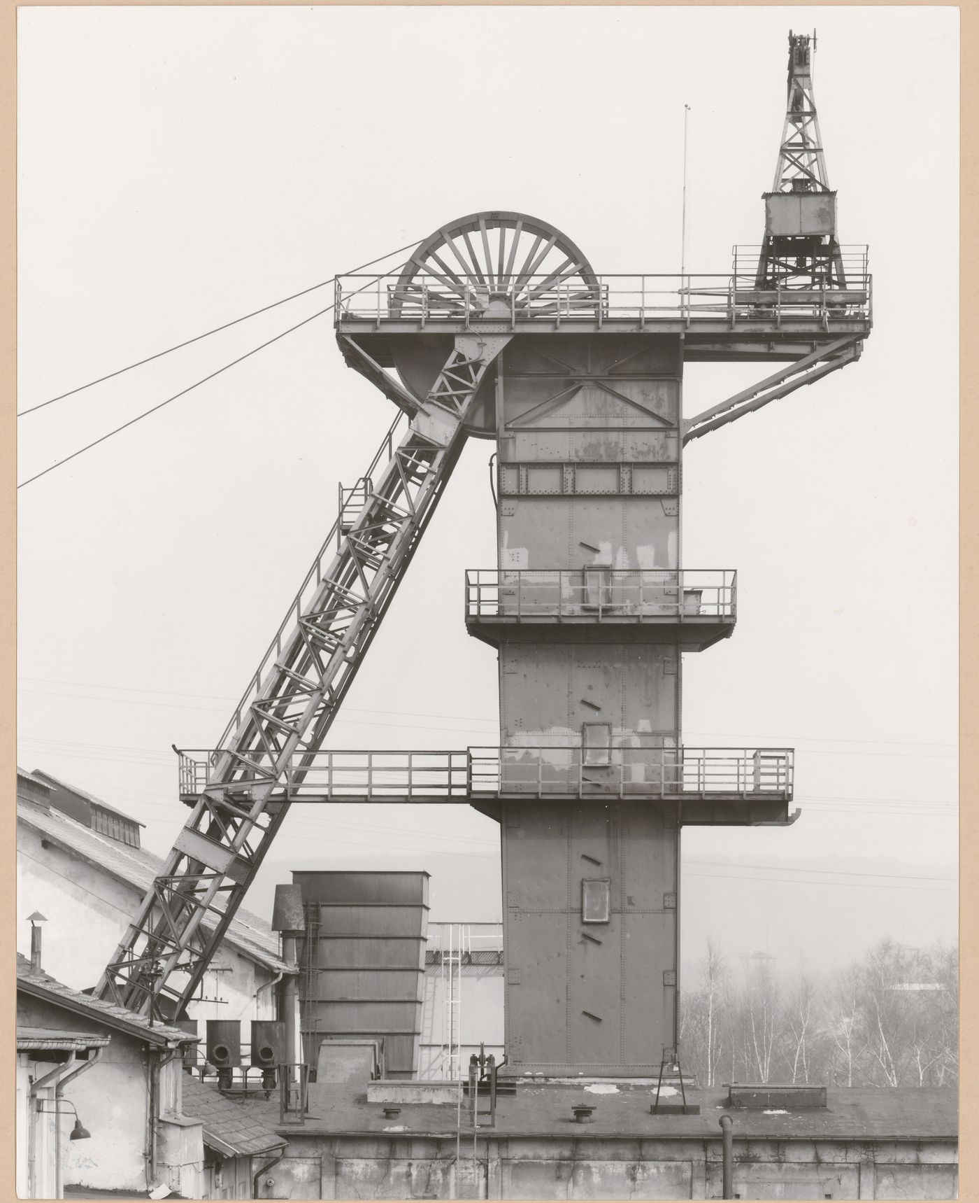 View of a minehead of Grube Louisenthal, Völklingen, Germany