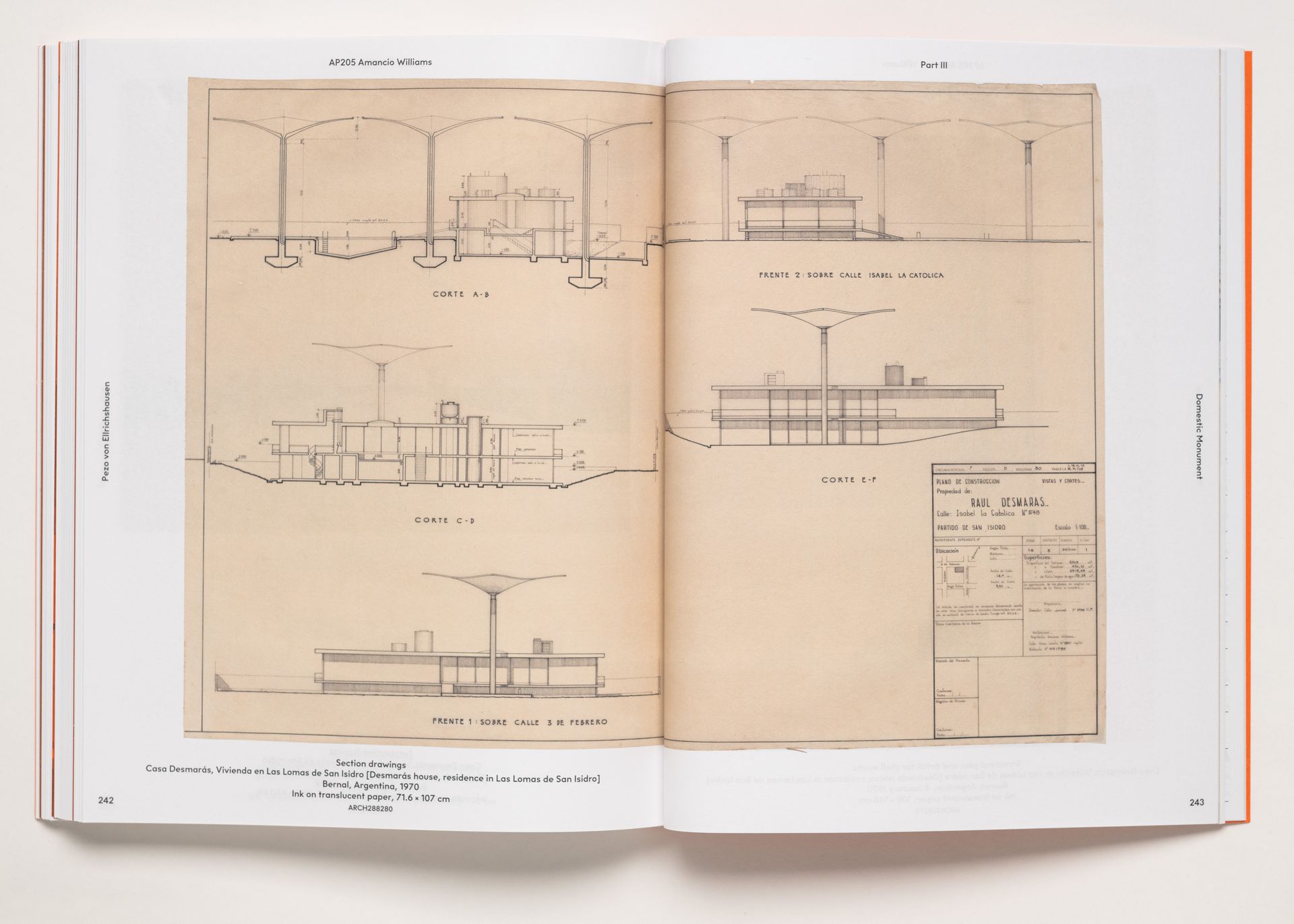 AP205 Amancio Williams: Readings of the Archive by Studio Muoto ...